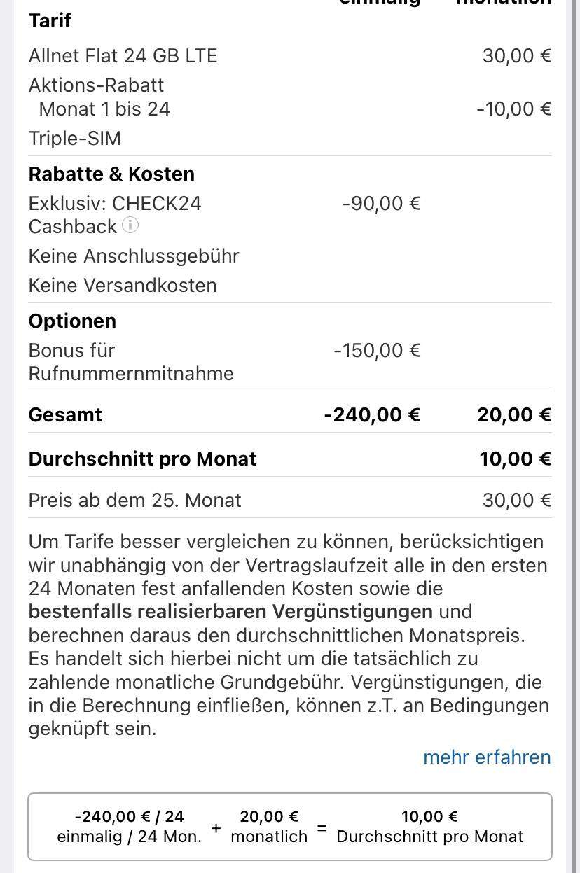 Kann mir jemand meinen Vertrag erklären? (Internet, Kündigung ...