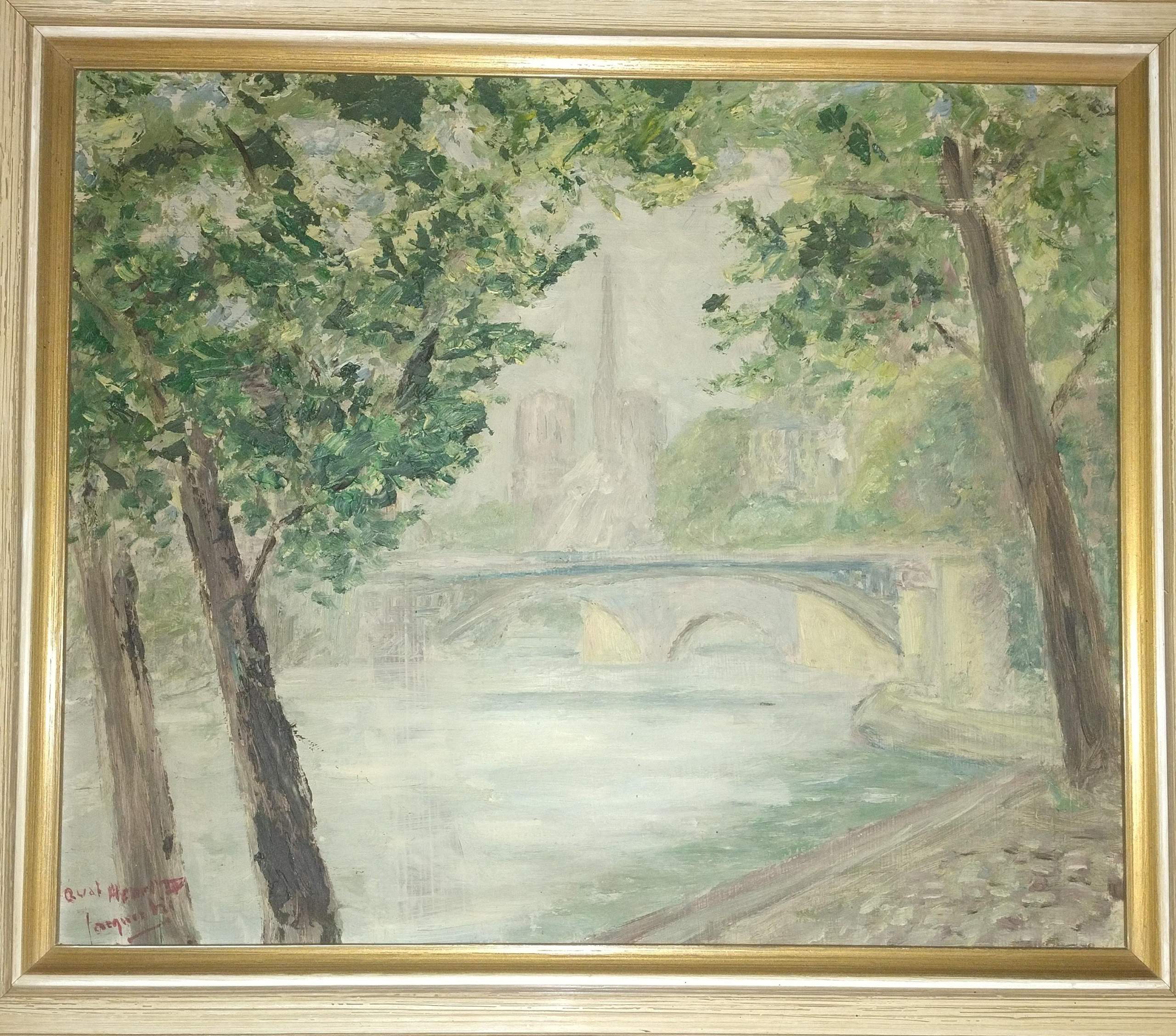 Kann mir jemand sagen, von wem dieses Ölgemälde stammt und den ...