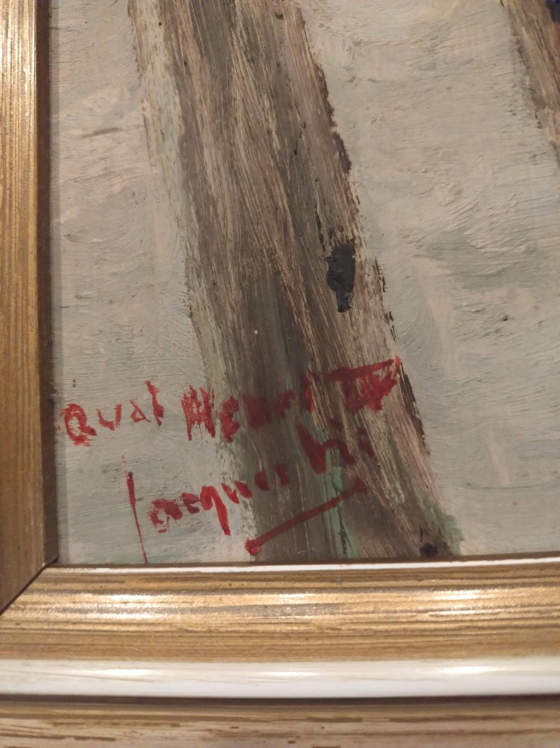 Kann mir jemand sagen, von wem dieses Ölgemälde stammt und den ...