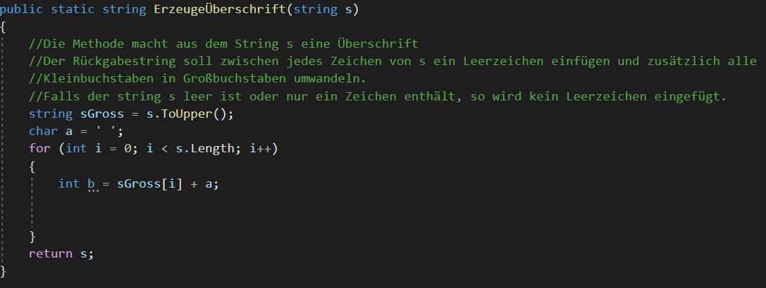 kann wer meinen code korrigieren irgendwas ist falsch? (Computer, programmieren)