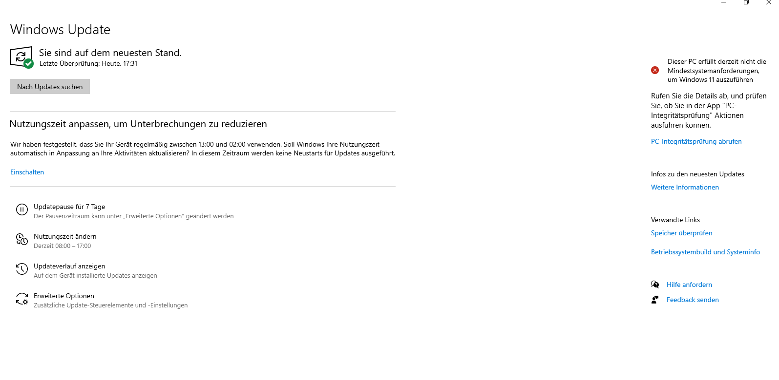 kann windows 11 nicht installieren? (PC, Windows 10, Microsoft)