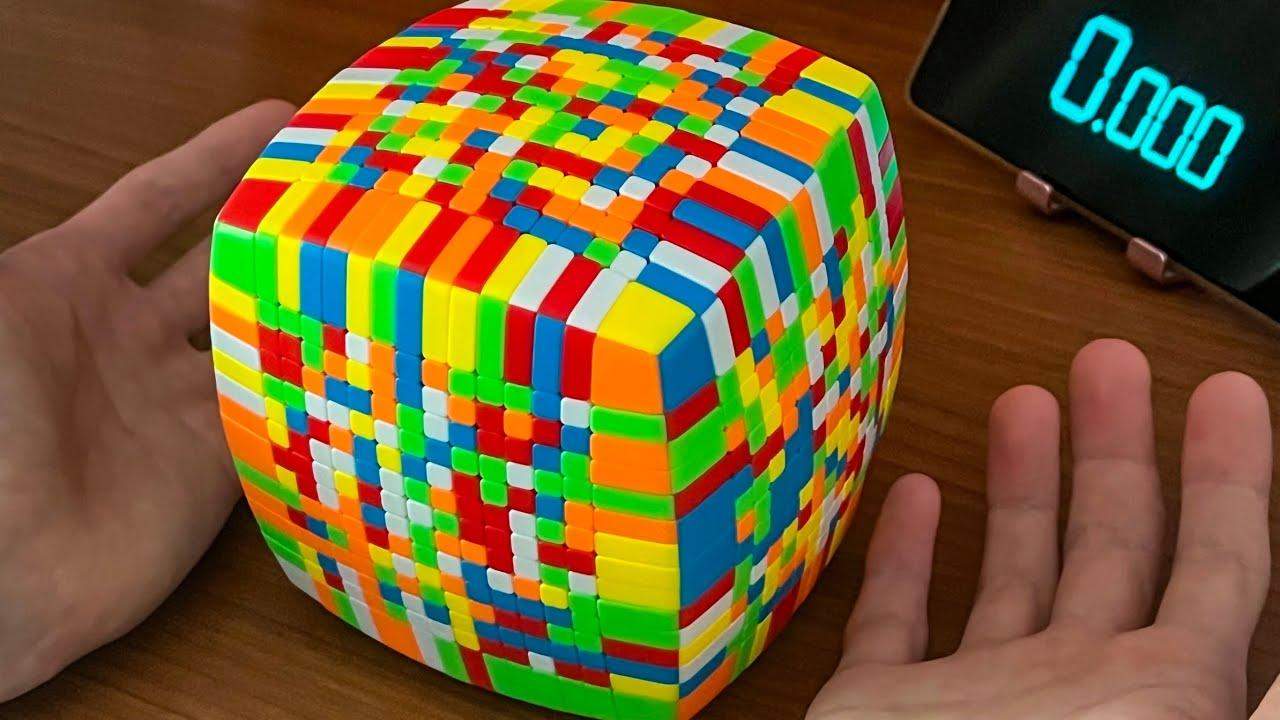Kannst du einen 15x15 Zauberwürfel lösen? (Freizeit, Intelligenz, Rubik ...