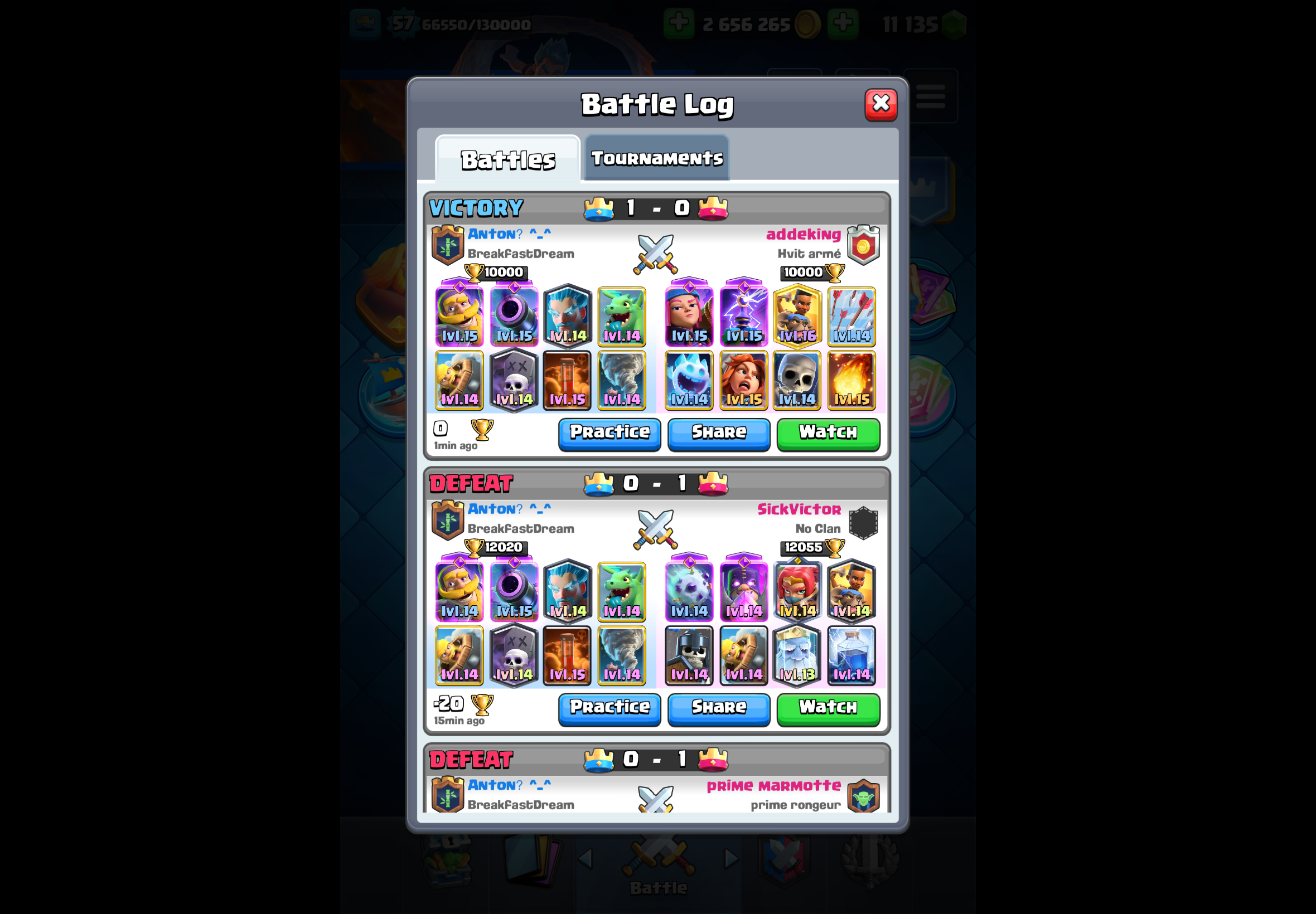 Keine Trophäen beim Sieg in Clash royal? (Clash Royale, Arena)