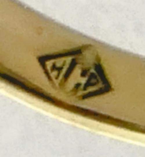 Kennt jemand diesen Goldstempel? (Gold, Antik)
