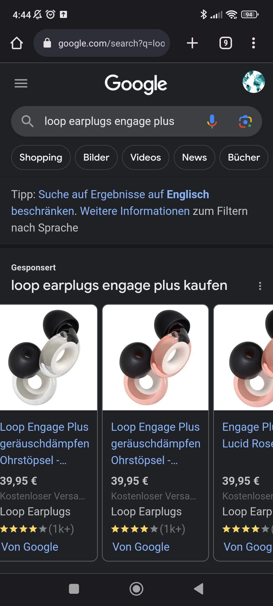 Kennt jemand eine günstigere Variante von Loop Earplugs Engage (Plus), die aber genauso gut sind ...