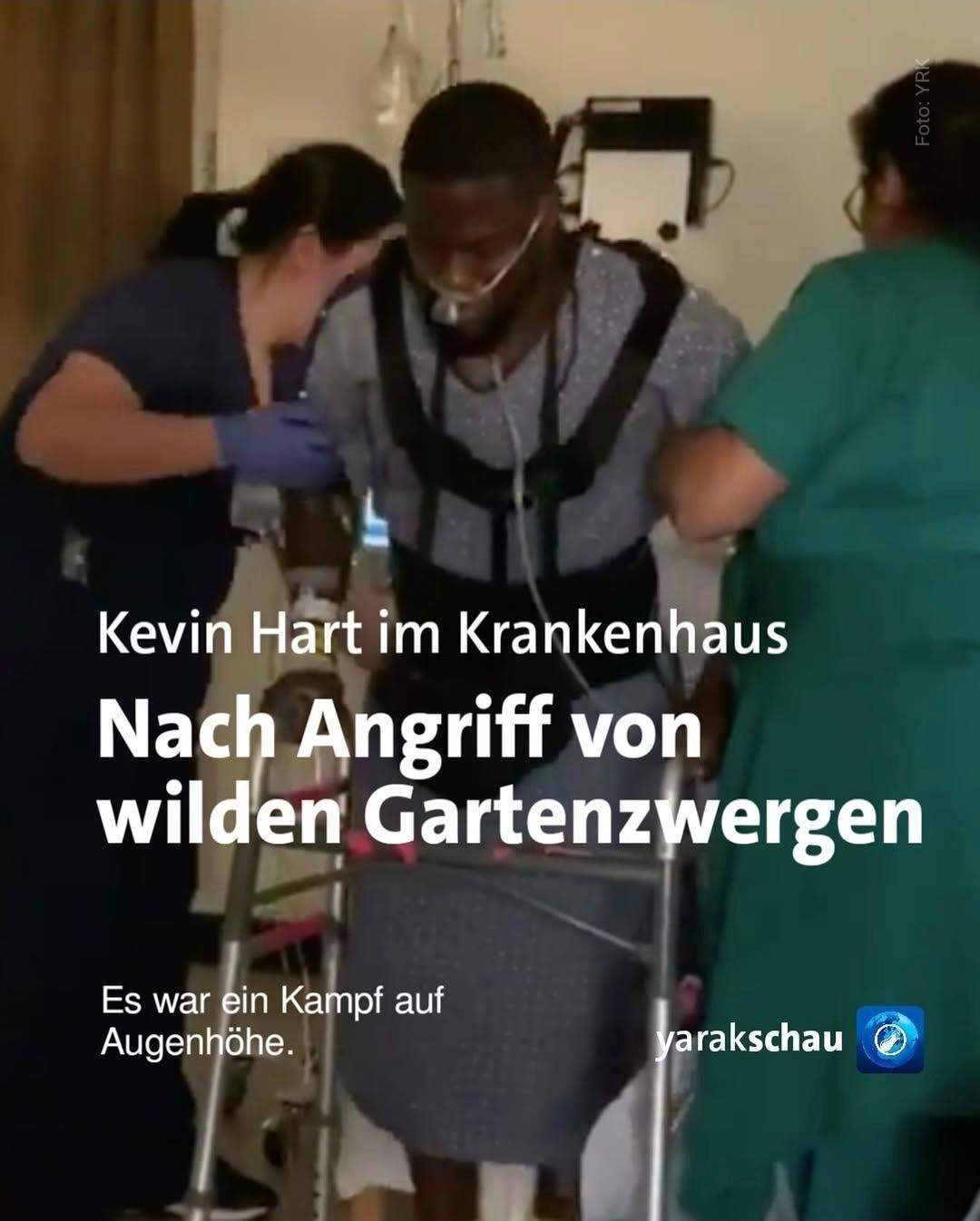 Kevin Hart im Krankenhaus nach Angriff (Meme, joke)