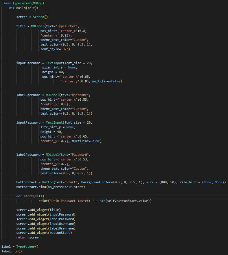 Kivy Gui Problem Mit Input Lesen Python Programmiersprache 9676