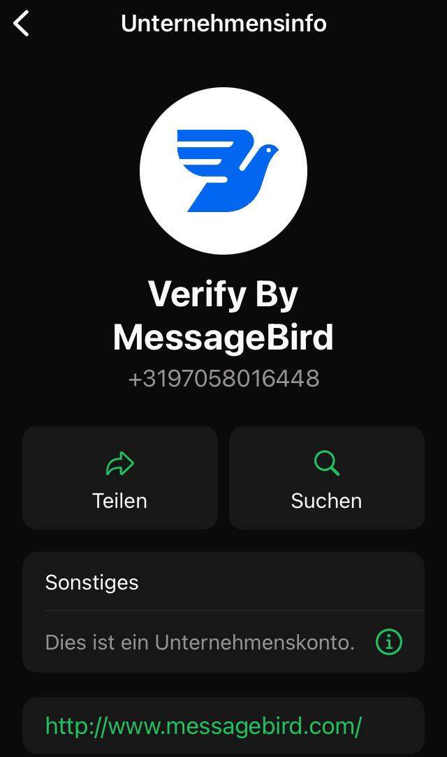 Klarna Verifizierung auf EBay nur durch WhatsApp ( MessageBird)? (Sofortüberweisung)