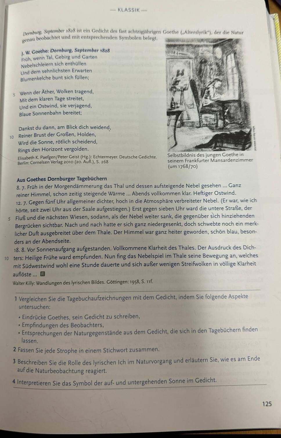 Klassik? (Deutsch, Literatur, Goethe)