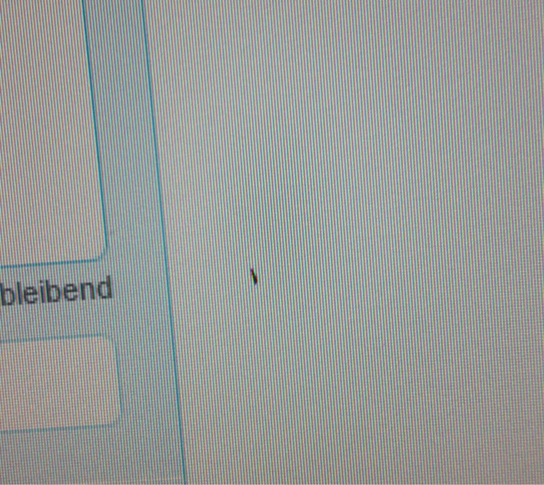 Kleiner schwarzer Strich auf Bildschirm? (schwarzer-strich)