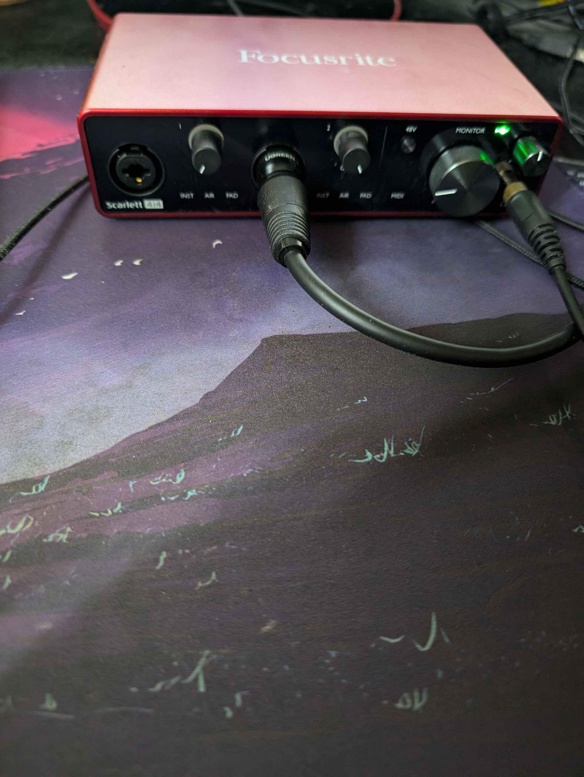 Knacken im neuen Mikrofon+Audio interface? (Sound, Soundkarte, Mischpult)