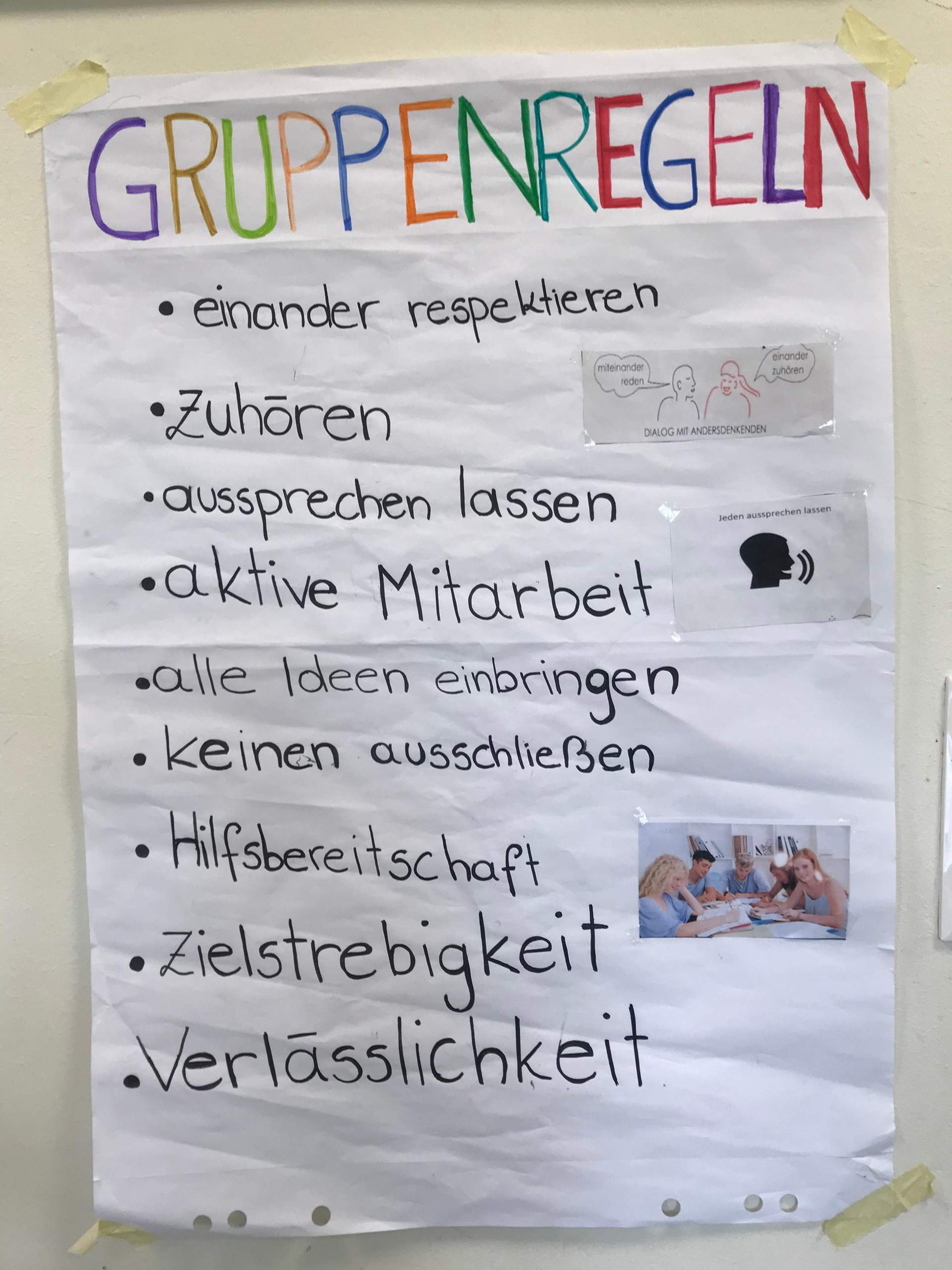 Könnt ihr dieses Plakat beurteilen? (Schule)