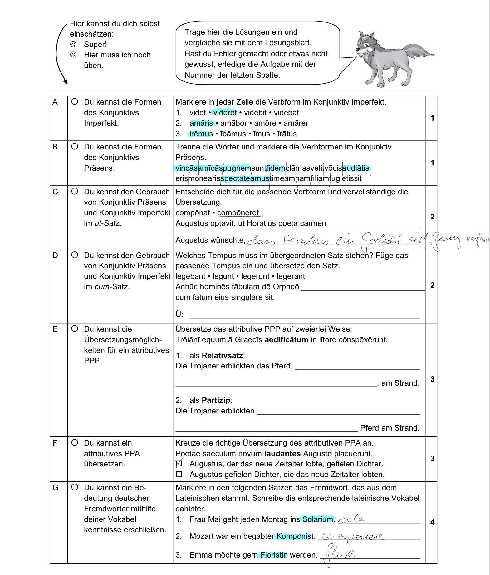 Könnt ihr mir hier bitte helfen (Latein 8. Klasse)? (Sprache ...