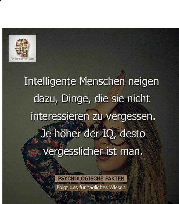Könnte das der Grund sein warum ich sehr vergesslich bin? (Psychologie ...
