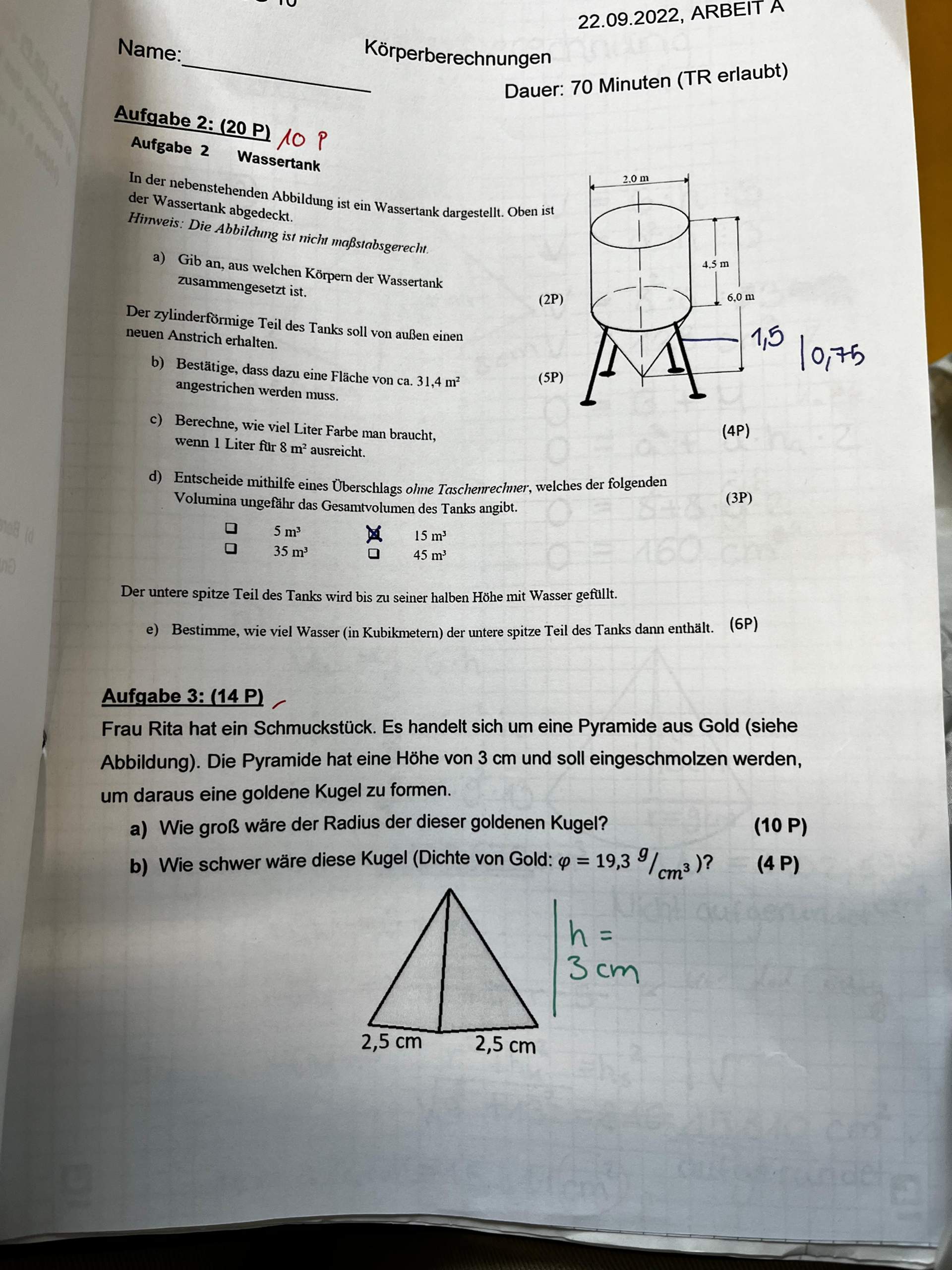 K rper Berechnen Mathe 10 Klasse Mathematik Geometrie K rper Berechnen Mathe 10 Klasse Mathematik Geometrie