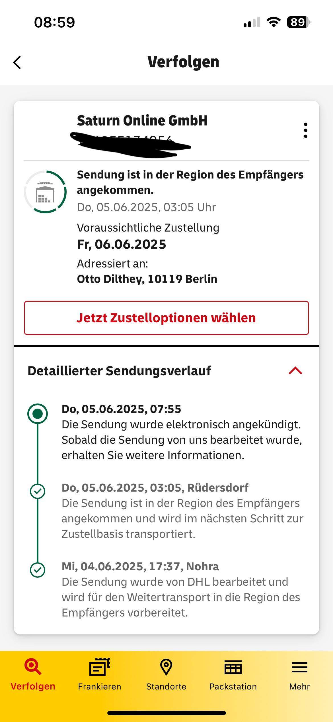 Kommt sie heute noch die Switch 2? (Versand, DHL, Lieferung)