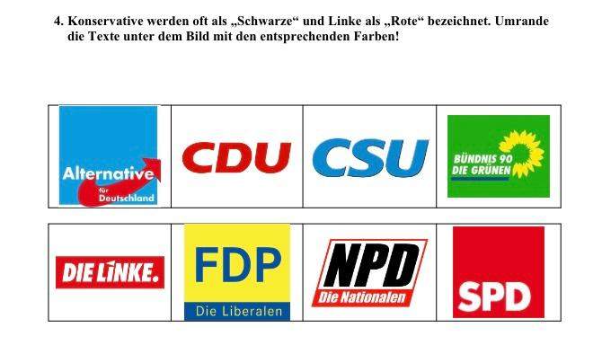 Konservative und linke Parteien? (Geschichte, Religion, Wahlen)