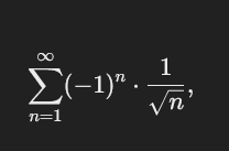 Konvergiert diese reihe? (Funktion, Gleichungen, Mathematiker)