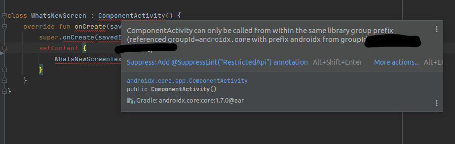 Kotlin (Anfänger): Zweite Activity hat Fehler? (App, Android, programmieren)