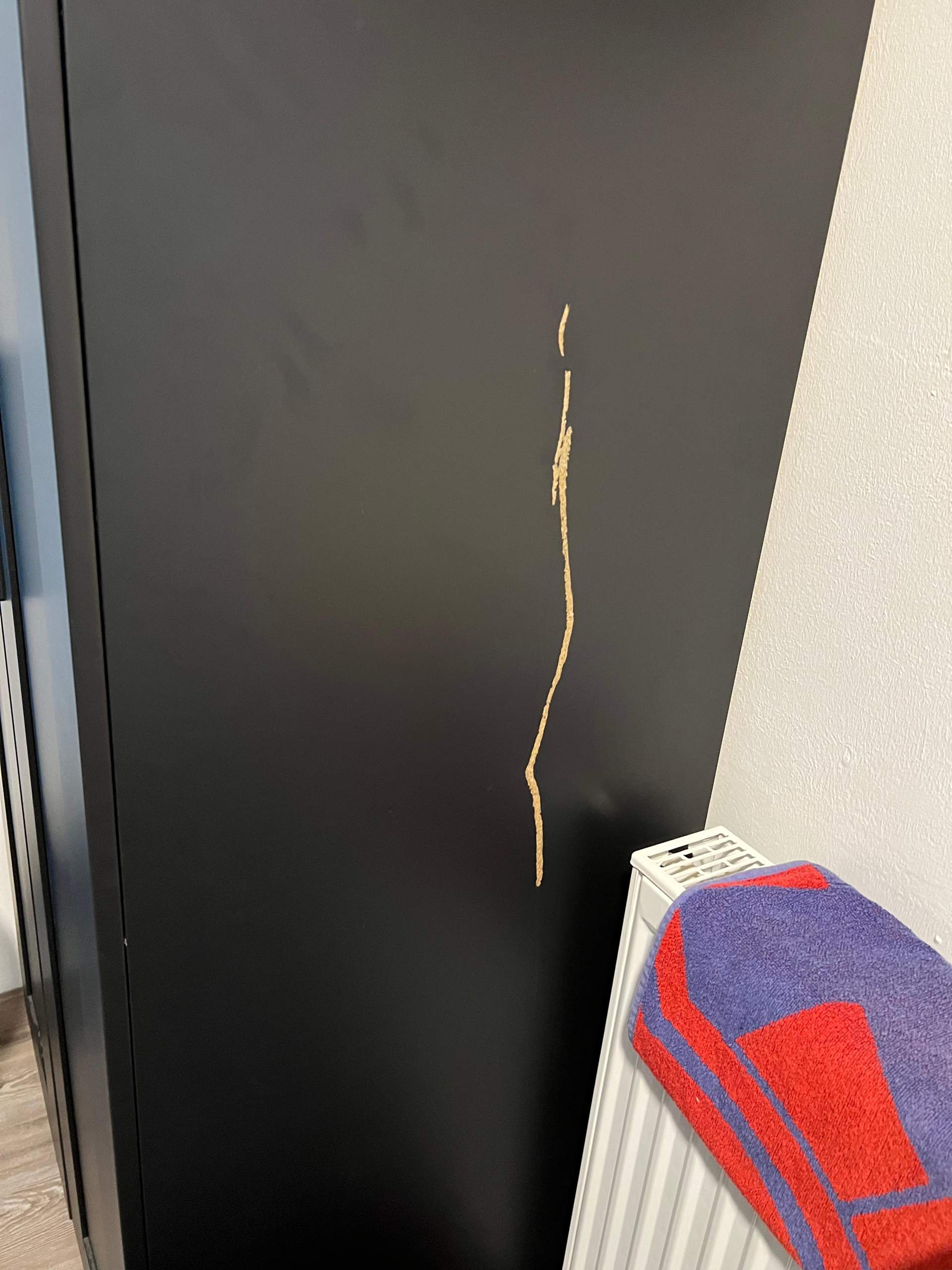 Kratzer aus Schwarzem Schrank bekommen tipps? (Haus)