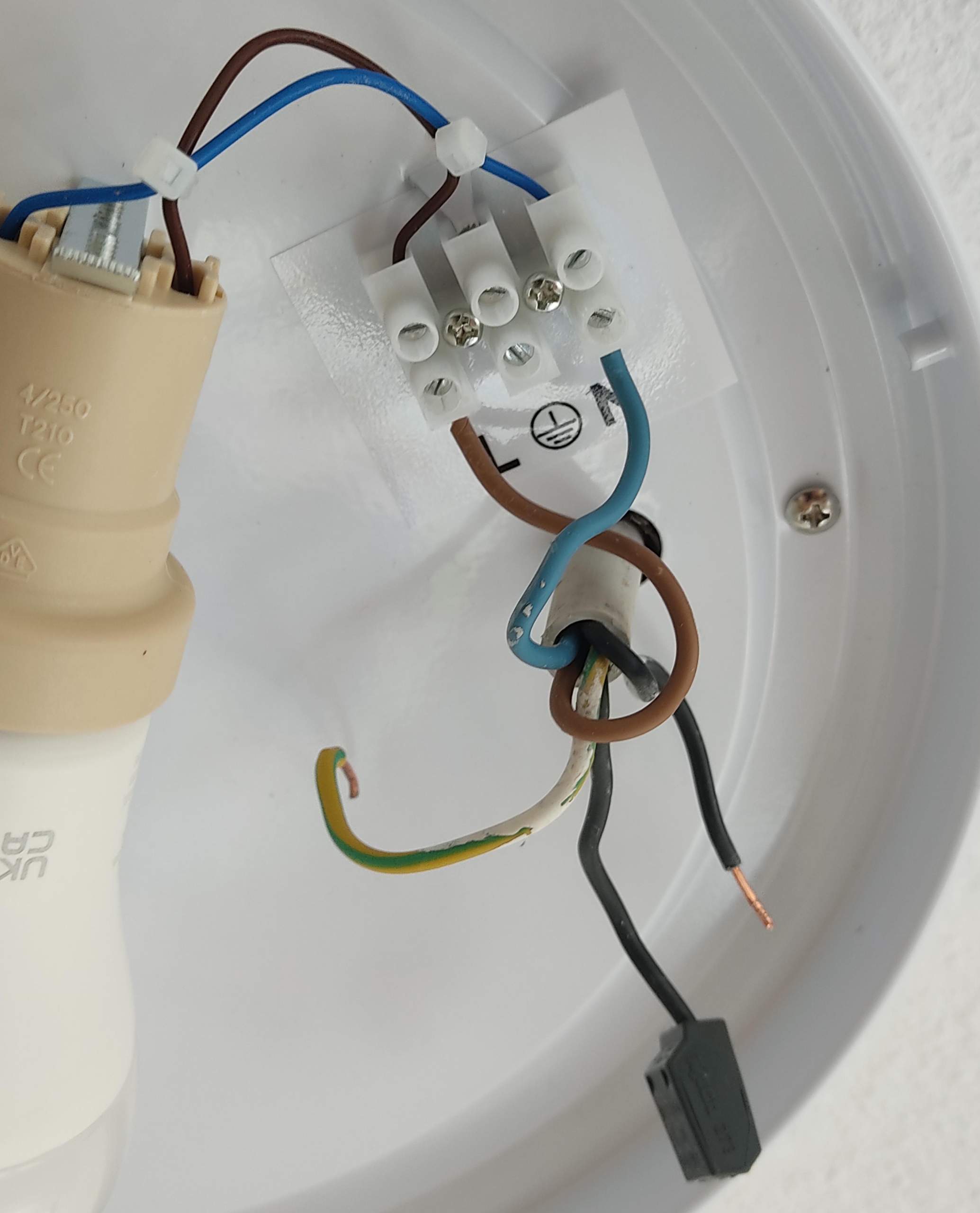 Lampe anschließen 5Kabel aus Decke? (Strom, Elektrik, Kabel)