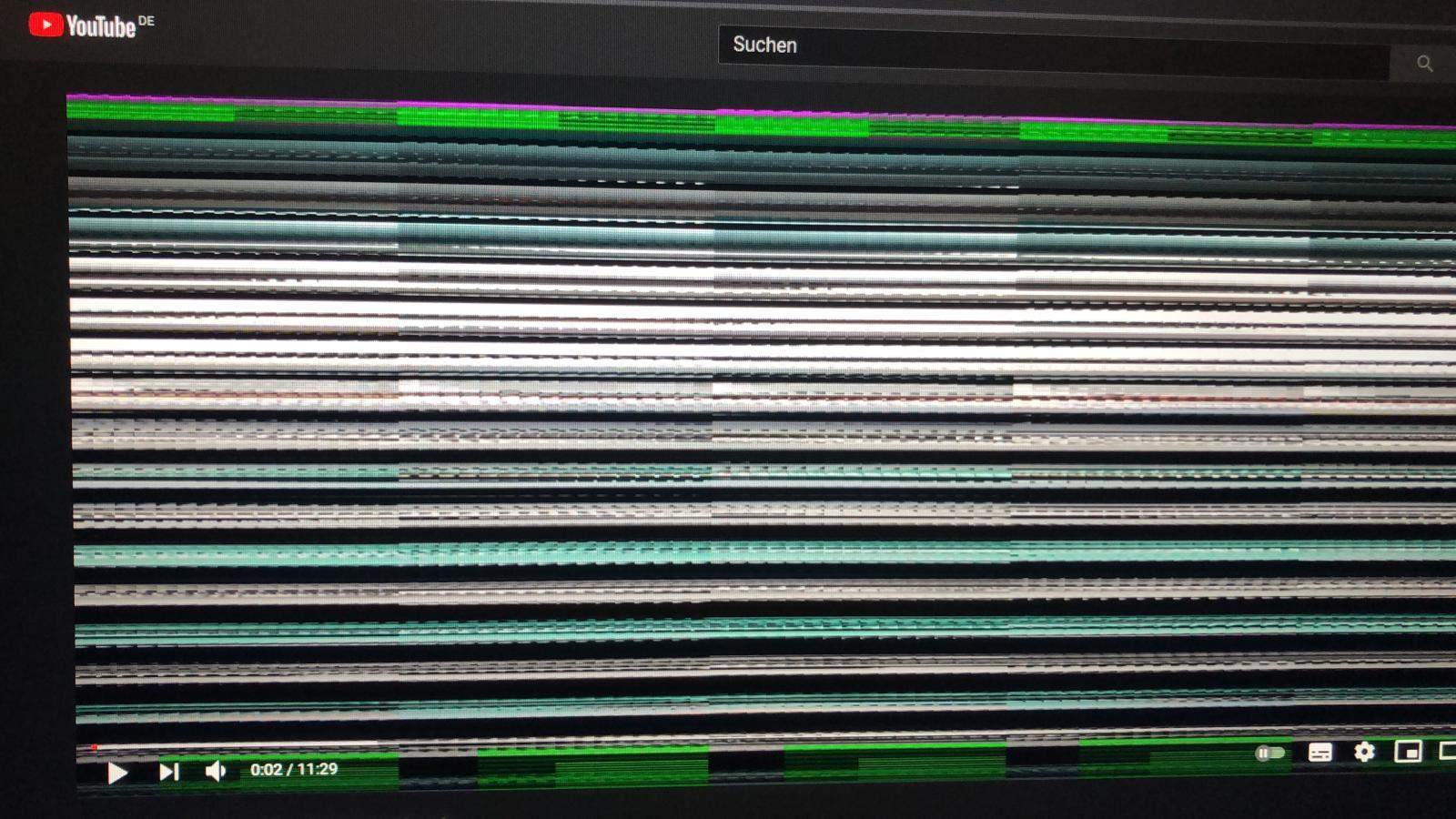 Laptop zeigt manche YouTube Videos verpixelt an, Grafikkarte defekt ...