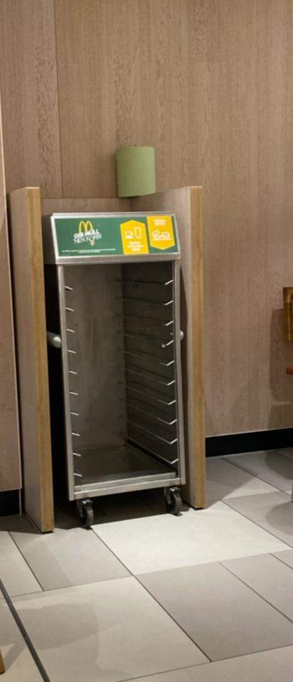Lasst ihr das Tablett bei McDonald’s am Tisch stehen oder räumt ihr es ...