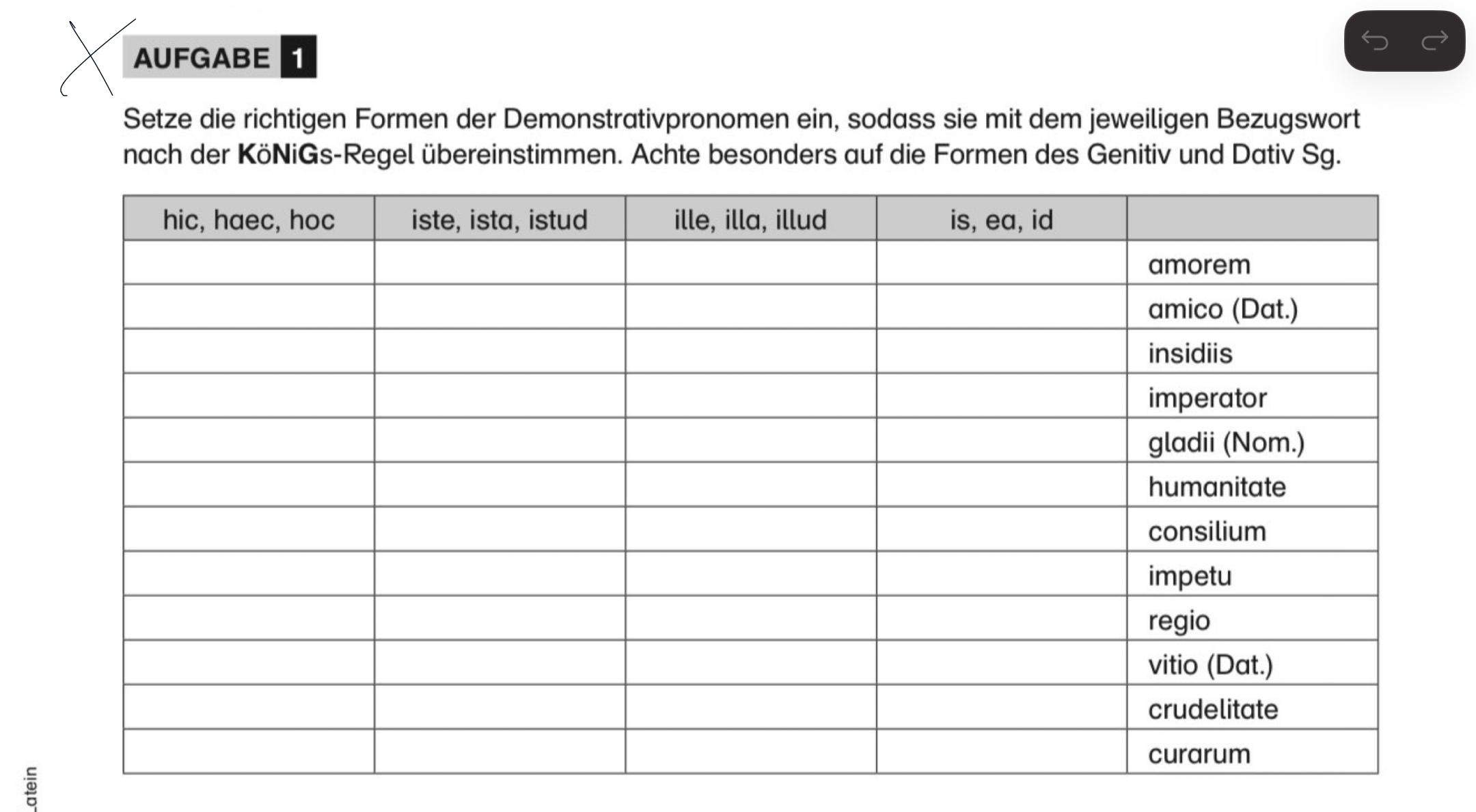 Latein KNG-Übereinstimmung Übungen? (Sprache, Lernen, Grammatik)