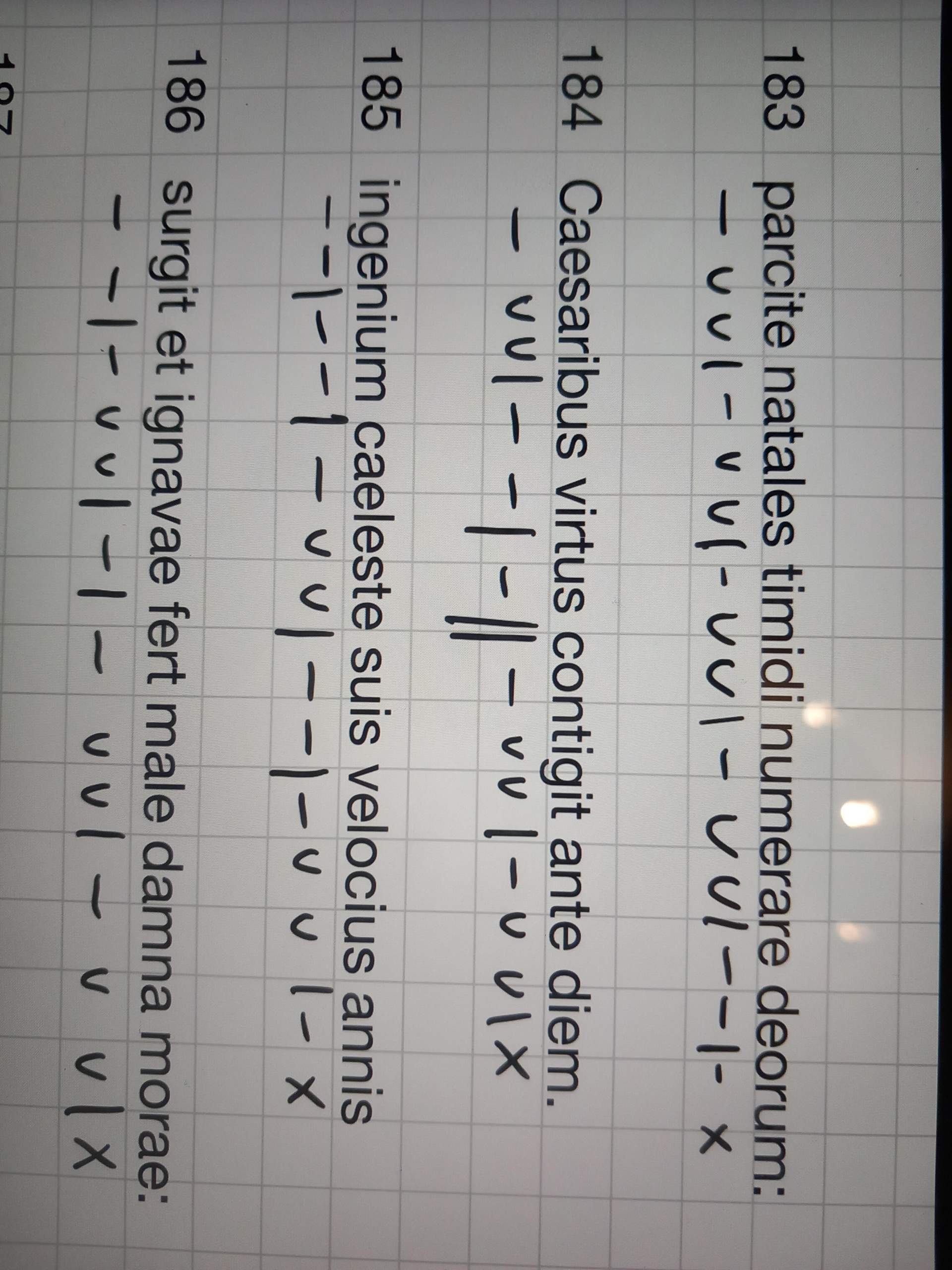 Latein Metrik skandieren? (Sprache, Grammatik, Hausaufgaben)