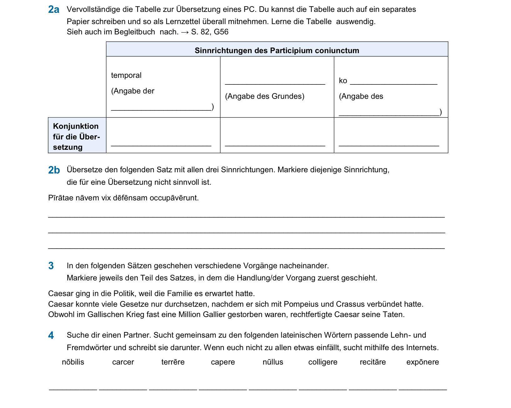 Latein Übersetzung, brauche Hilfe? (Diagnose und Fördern, Pontes ...