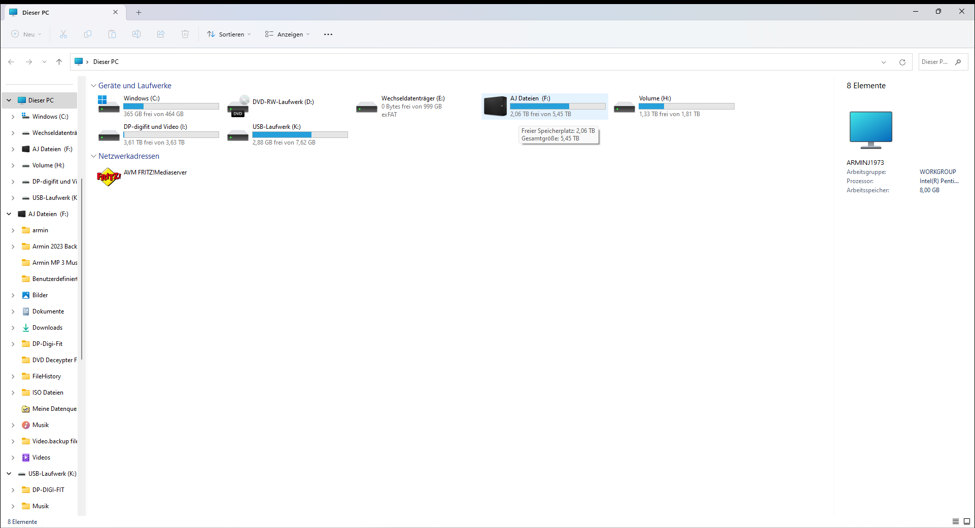 Lauf werk C ist vorinstalliert mit PC gekauft drauf, wie nun mit usb ...