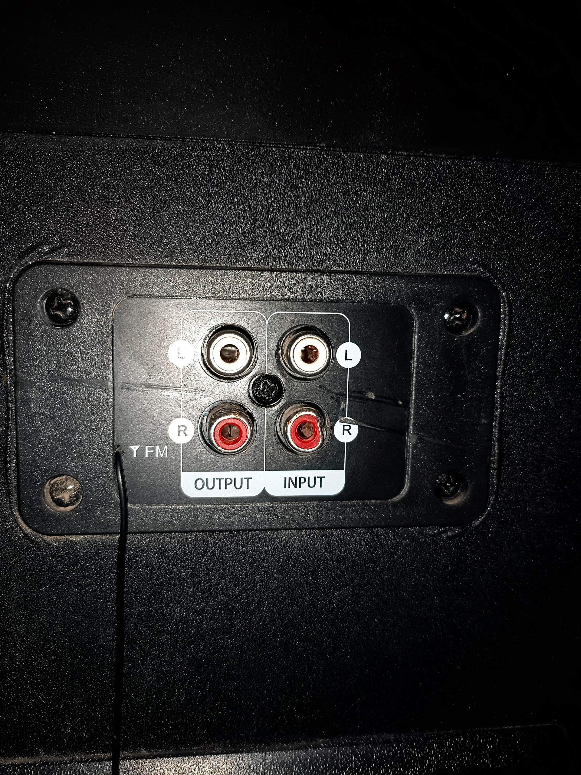 Lautsprecherkabel bei cinch anschluss anschliesen? (Computer, Technik ...