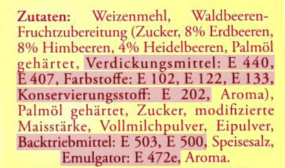 lebensmittelzutaten e-nummern Was verbirgt und welche Gesundheitliche Schäden? (Lebensmittel ...
