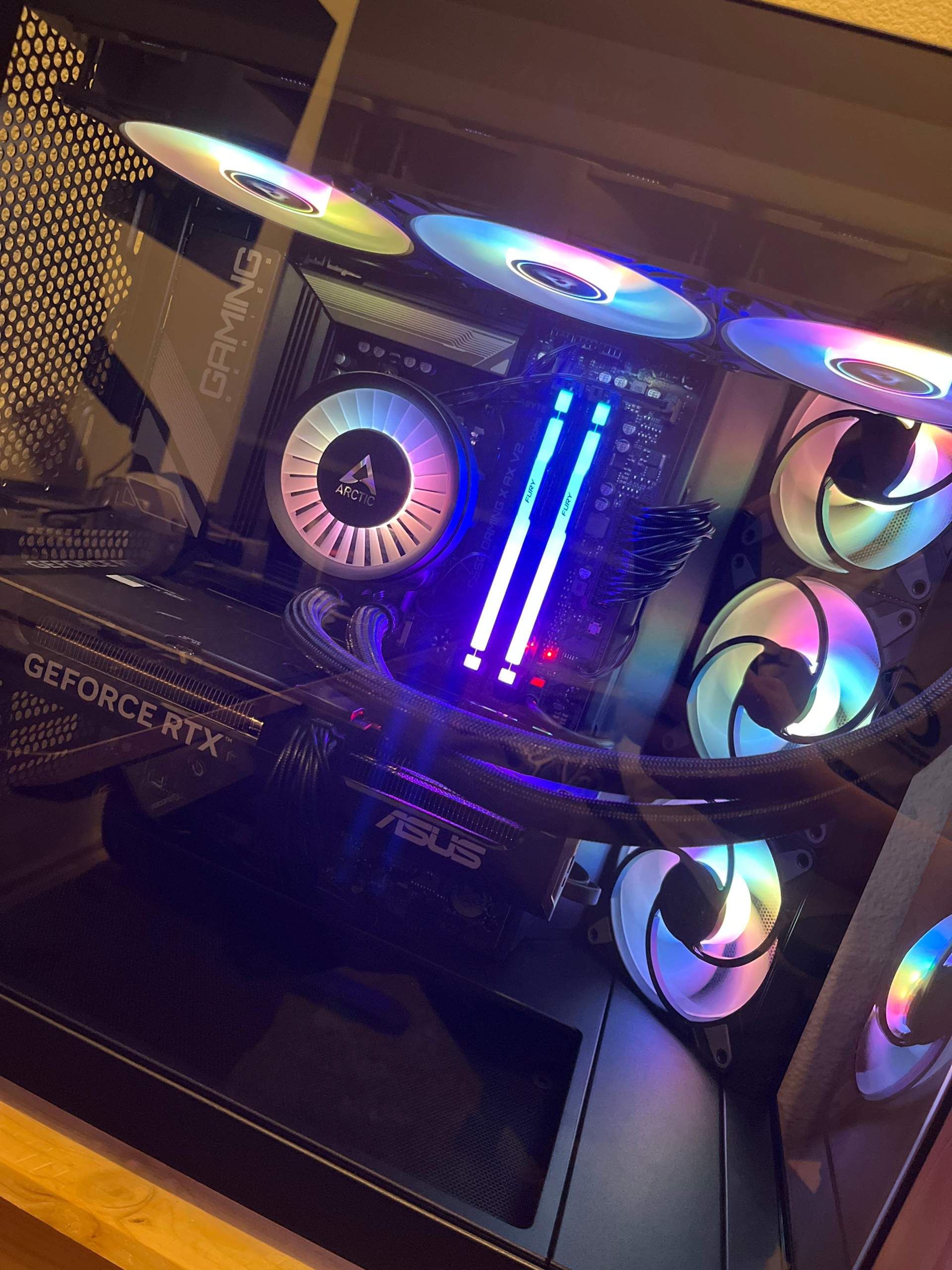 LED Mainboard rot? (CPU, GPU)