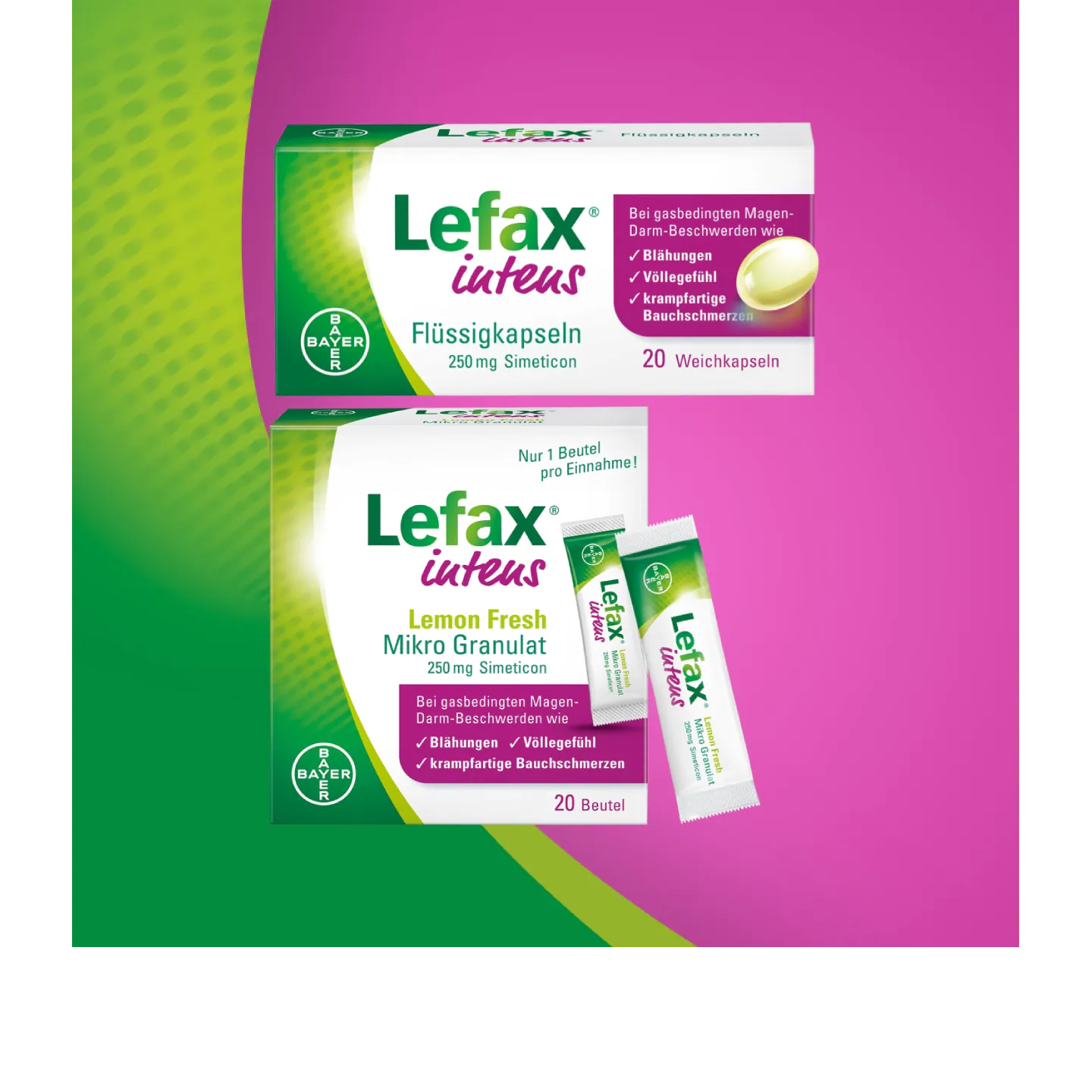 Lefax Intense Mikro Granulat (Beutel) oder Lefax Intense Flüssigkapsel ...