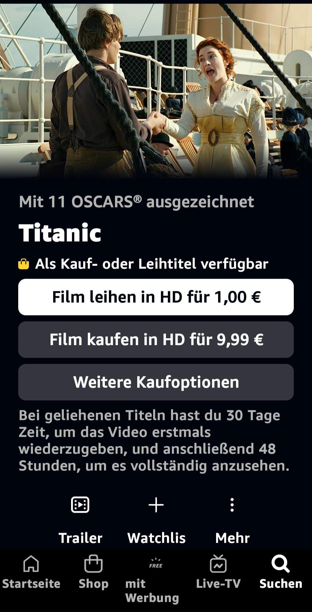 Leihen JA oder NEIN? (Film, Serie, Amazon)