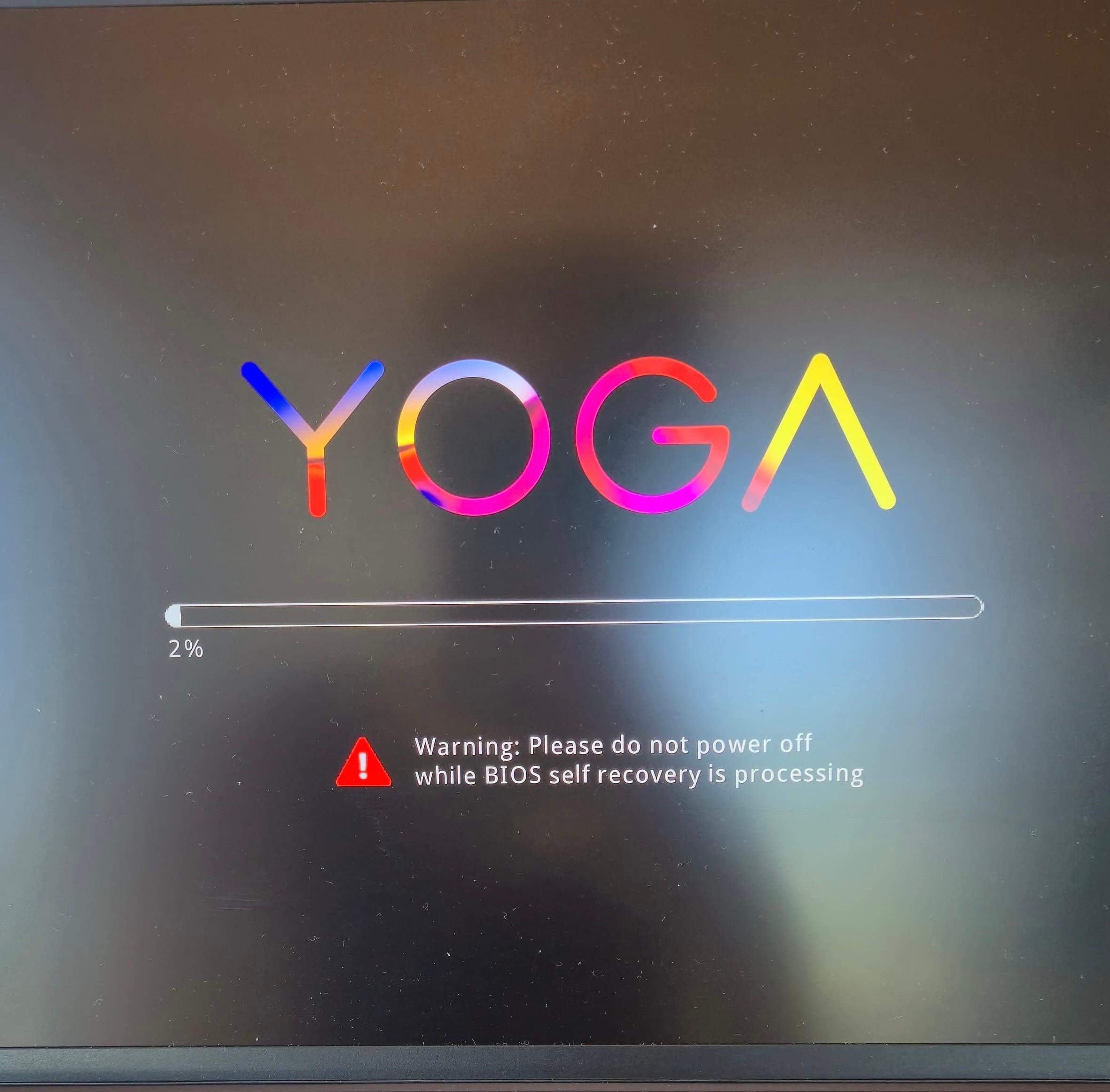 Lenovo Laptop BIOS Self Recovery? (lenovo yoga)
