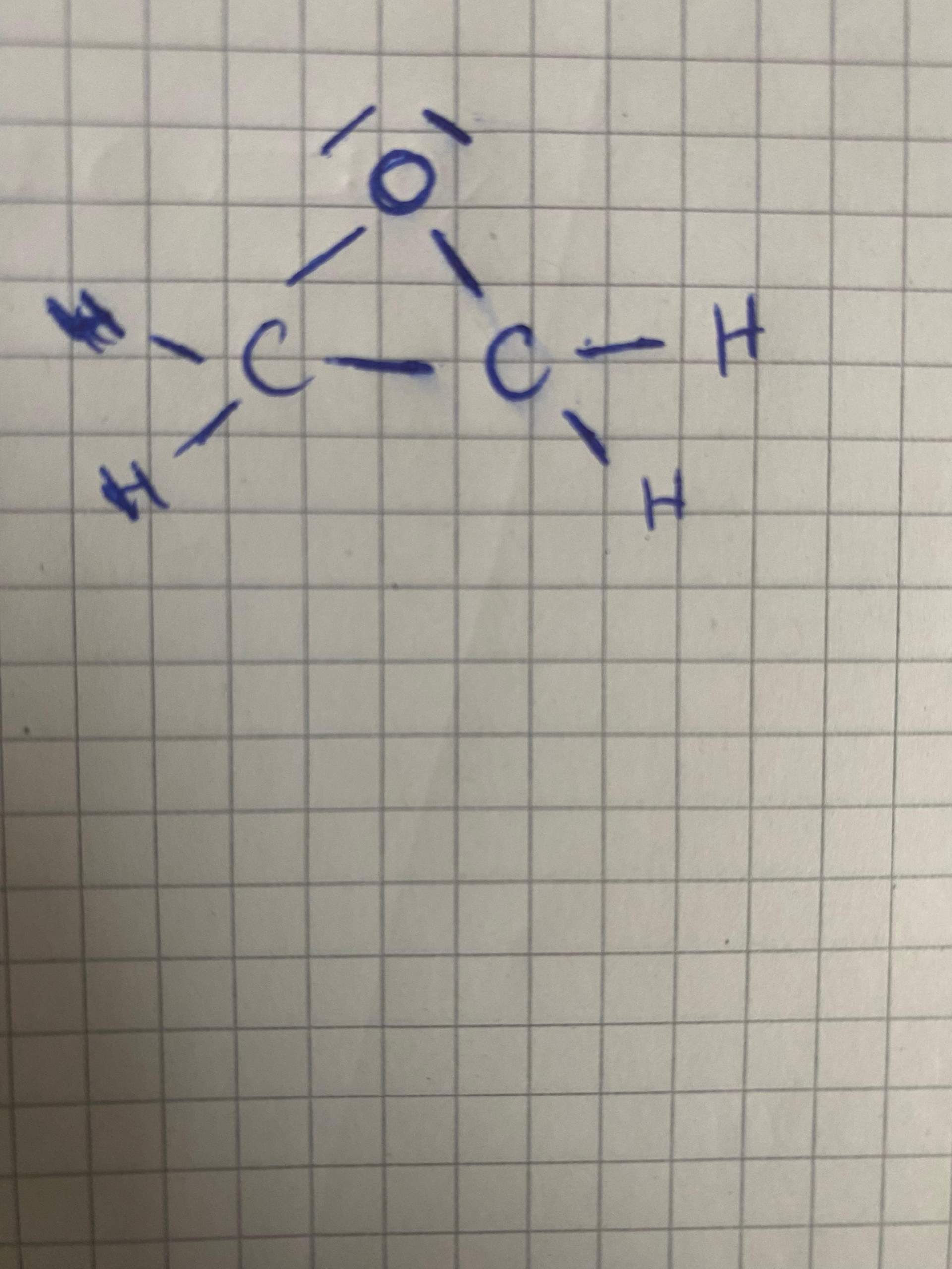 Lewis-/Punktformel für C2H4O? (Formel, Reaktion, Atom)