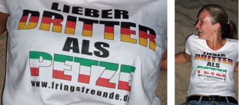lieber dritter als petze? (Deutschland, Italien, WM 2010)