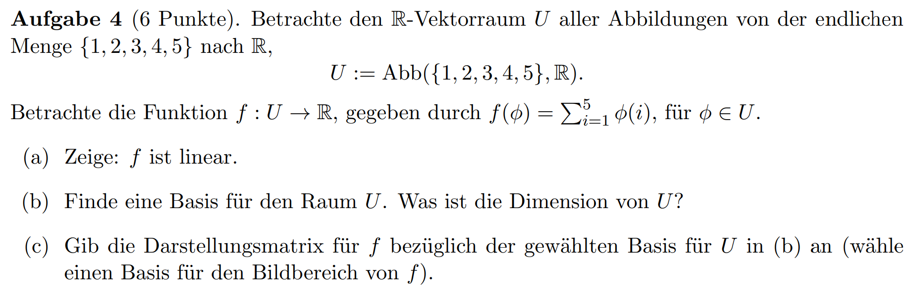 Lineare Algebra - lineare Abbildungen? (Schule, Mathematik, Studium)