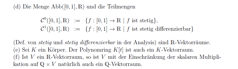 Lineare Algebra, stetigkeit, C^0, ist doch ein leeres Tupel oder? Also ...
