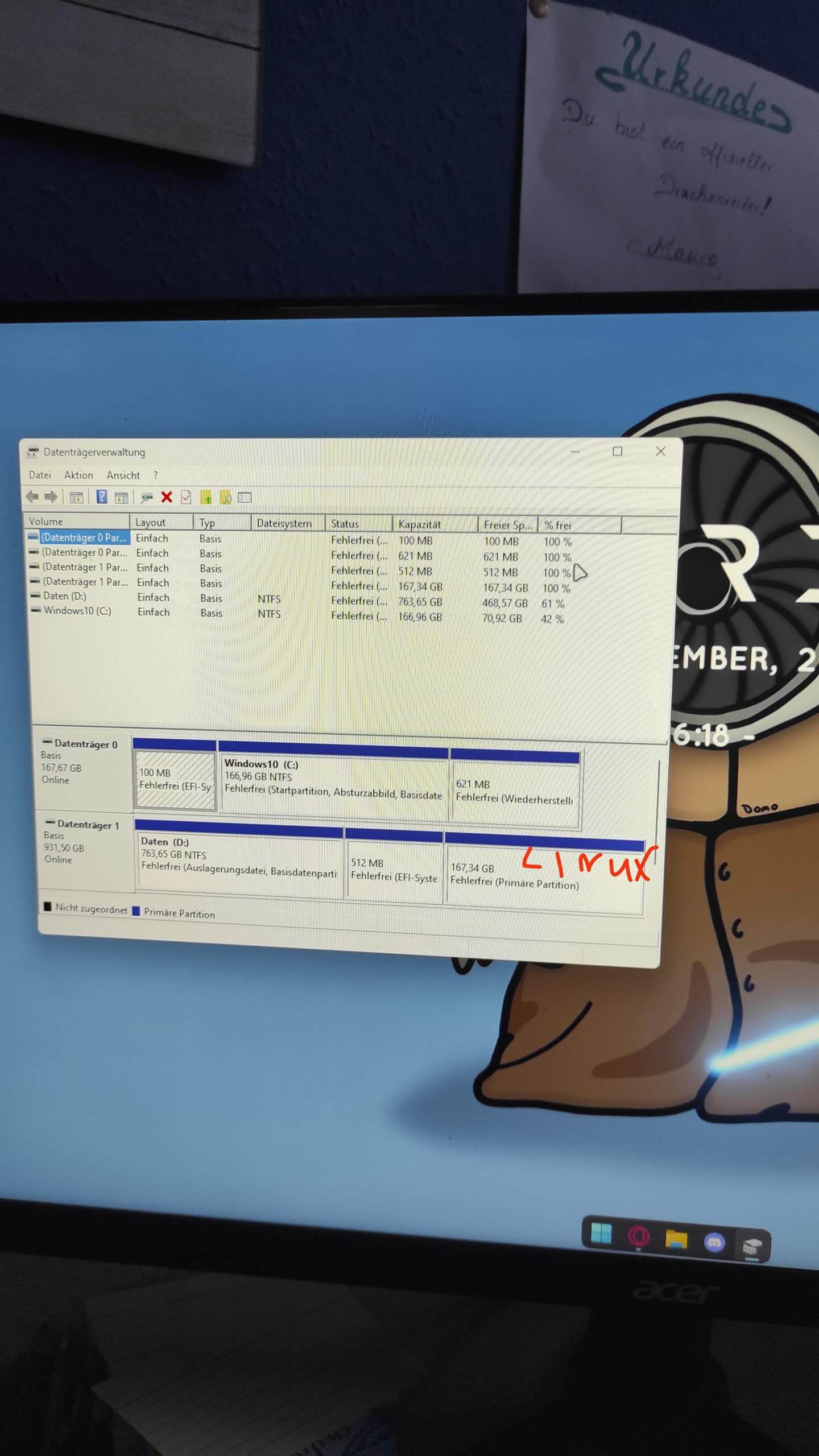 Linux und Windows 11 dual boot? (IT, BIOS, booten)