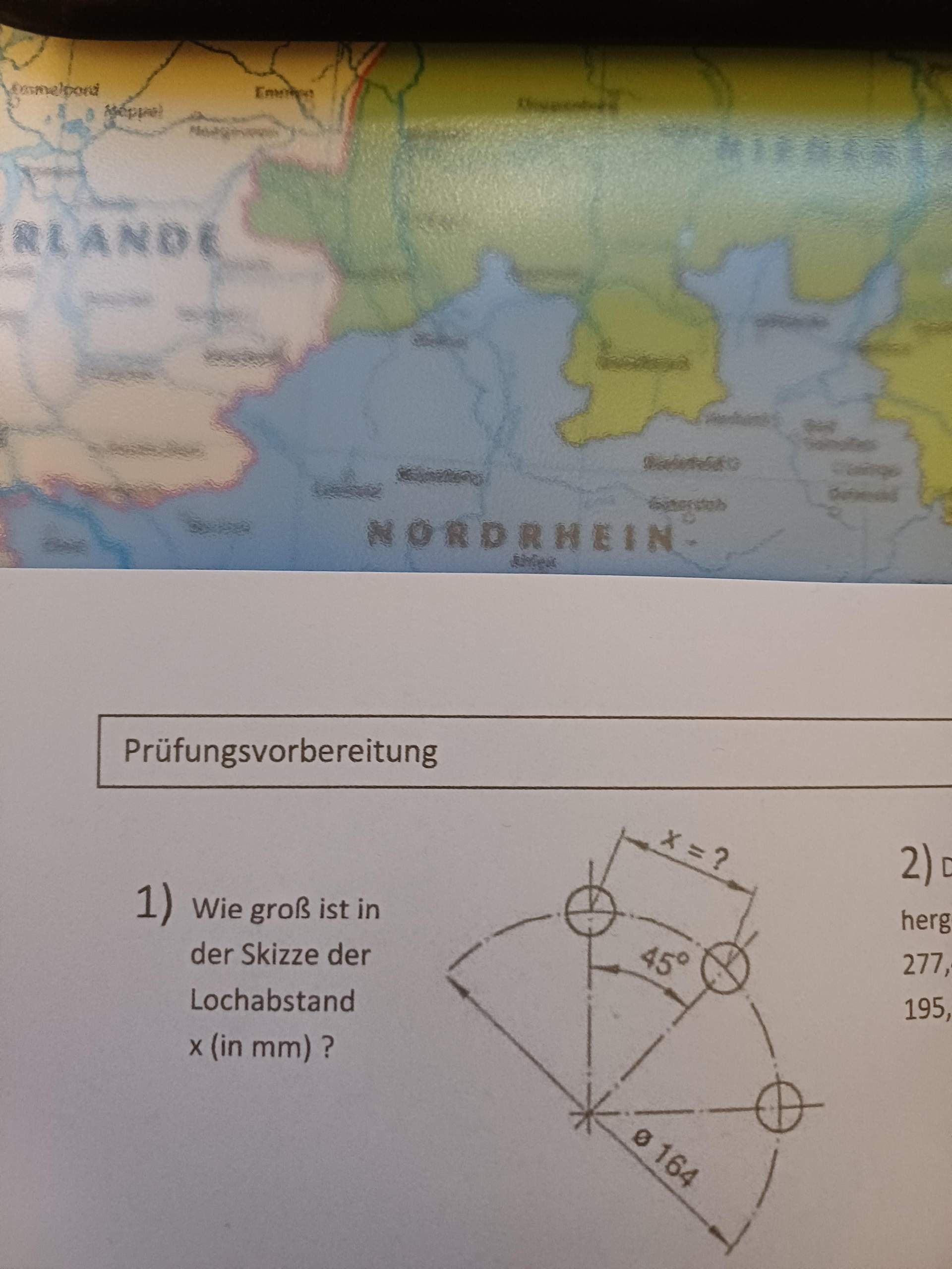 Lochabstand berechnen? (rechnen, Formel, Mathematiker)