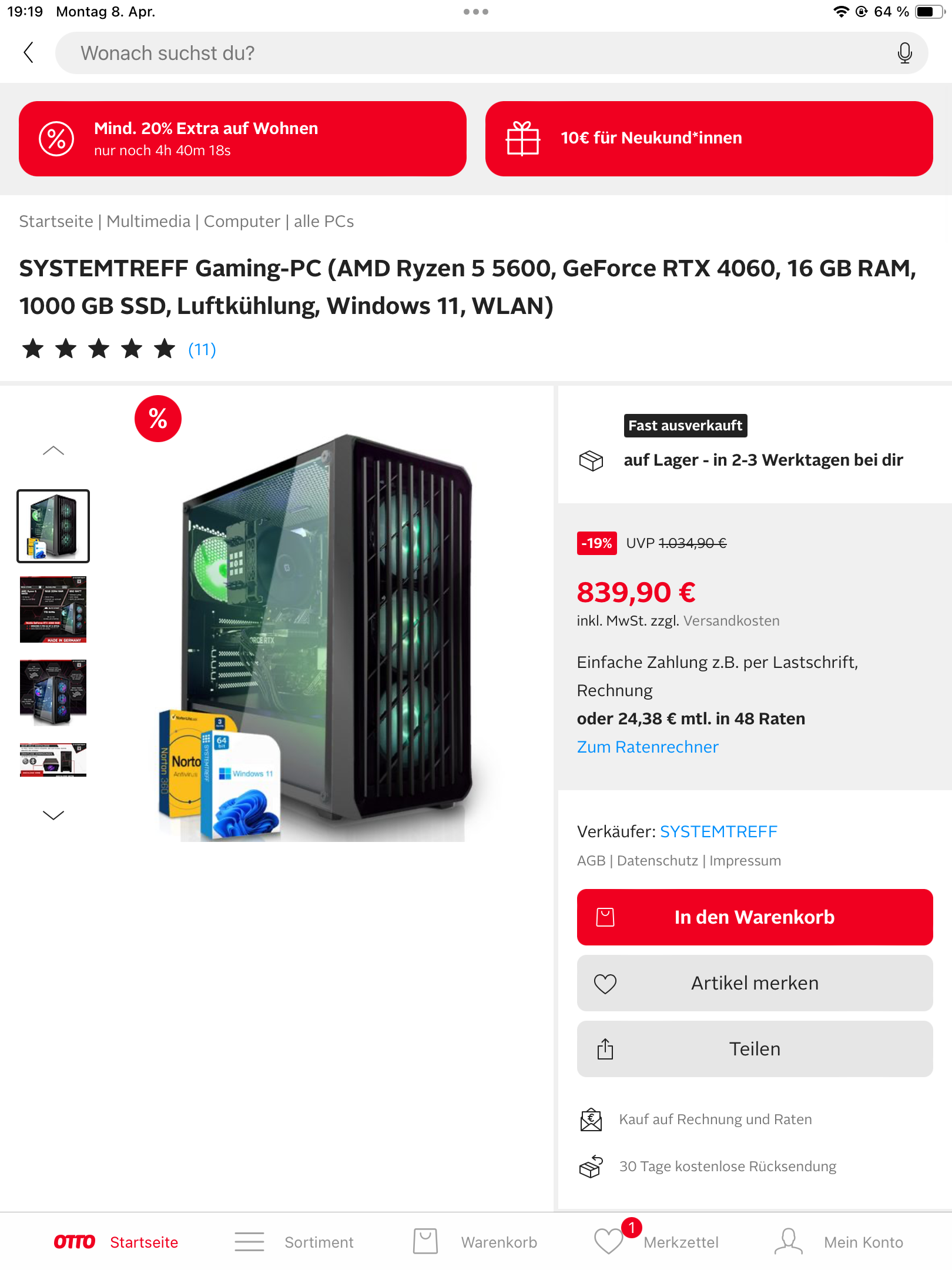 Lohnt sich dieser Fertig Gaming PC? (Fertig-PC)