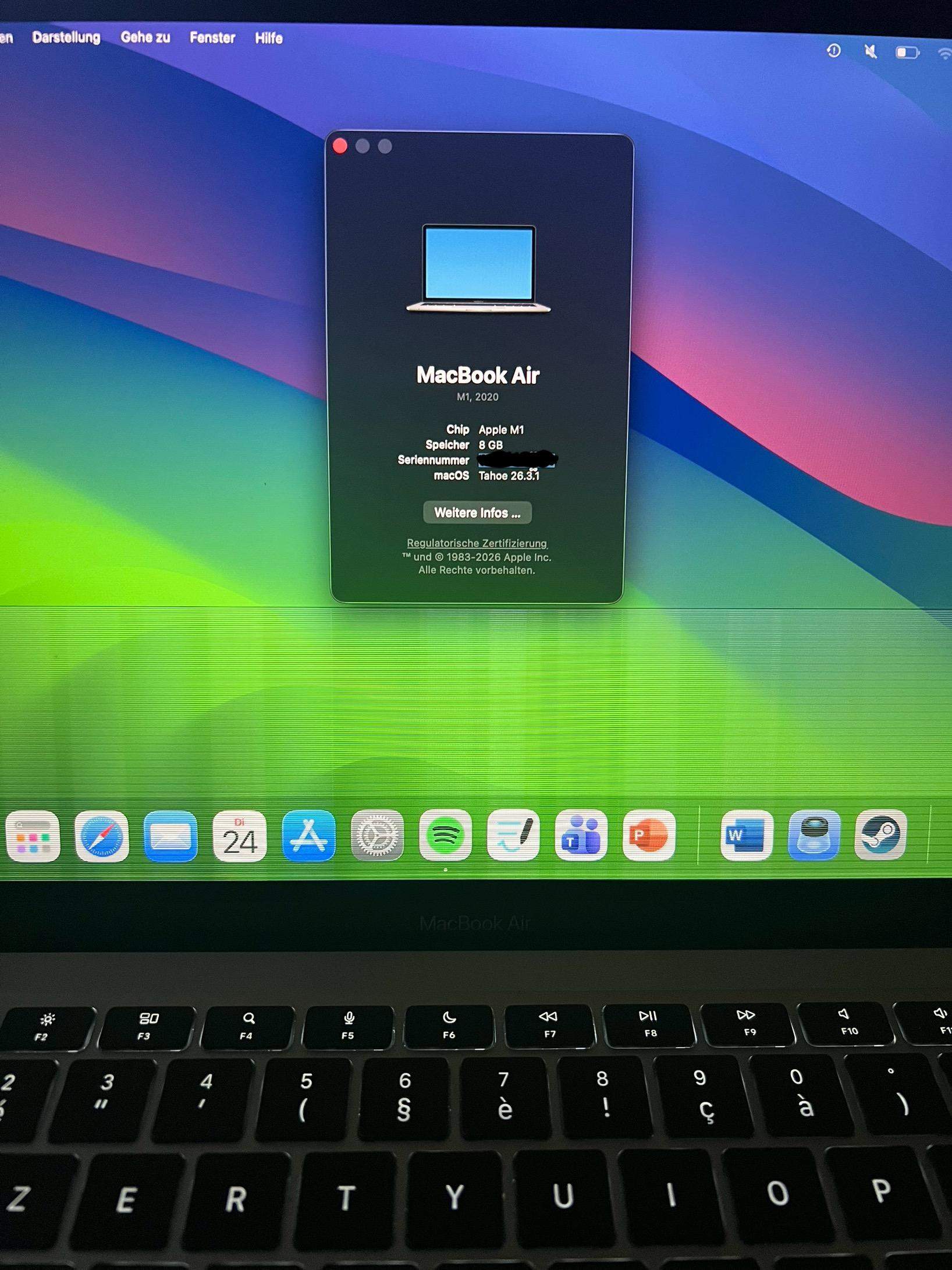 MacBook Air 2020 M1 Display Problem? (Apple, Notebook, Laptop)