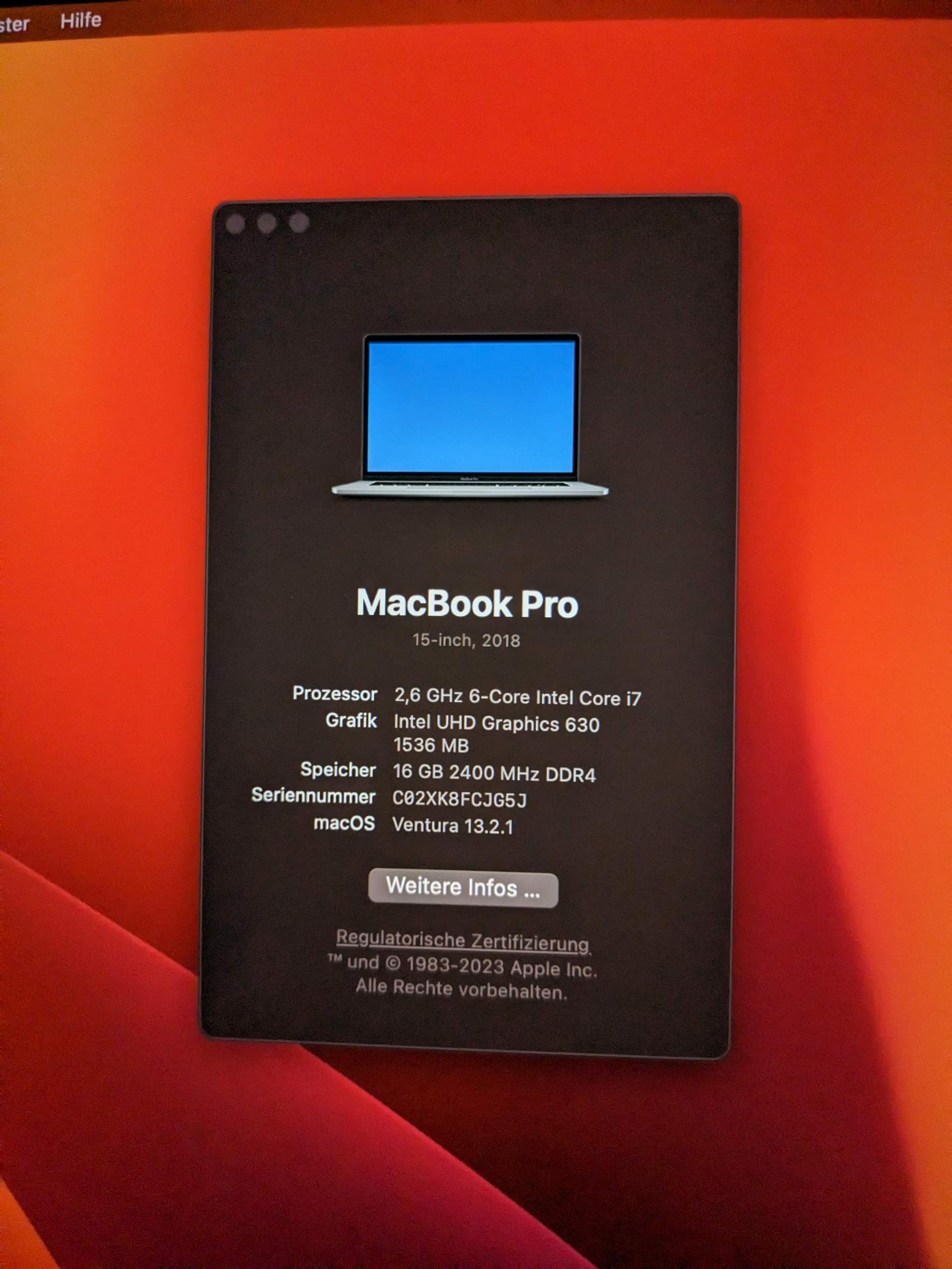 Macbook Pro aus 2018? (PC, Apple, Notebook)