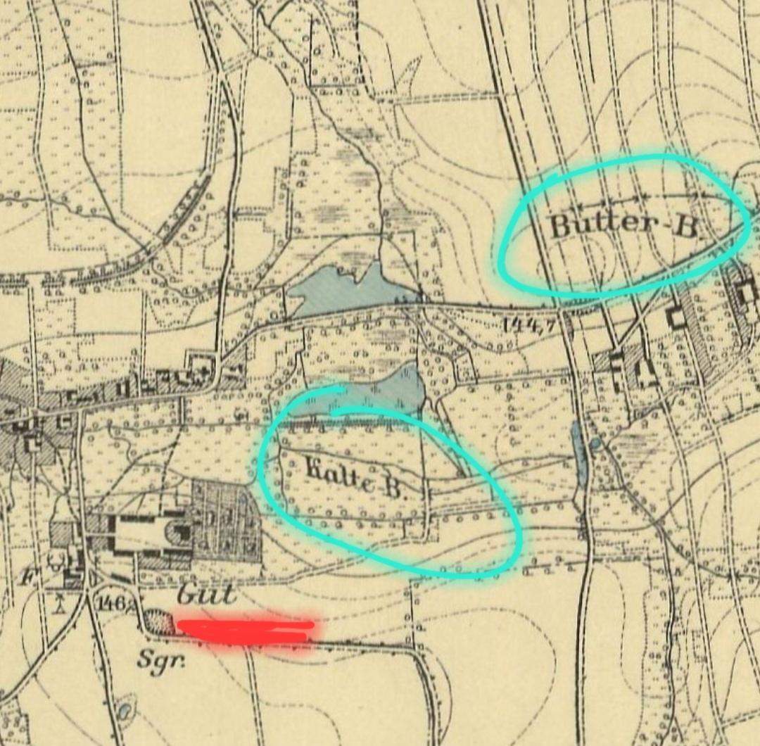 Markierungen auf einer alten Karte? (Geschichte, deutsche Geschichte ...