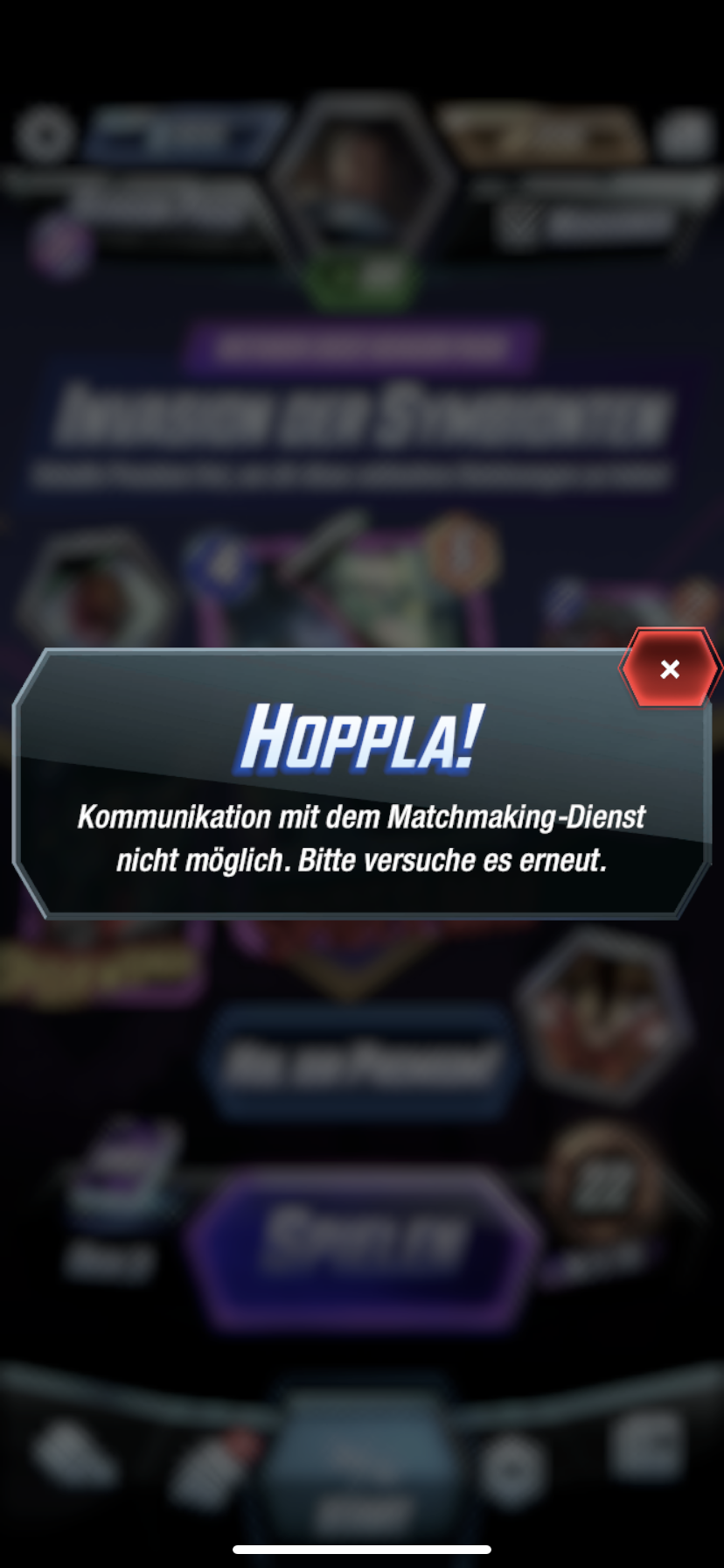 Marvel snap bug? (Handy, Server, Handyspiele) Marvel snap bug? (Handy, Server, Handyspiele)
