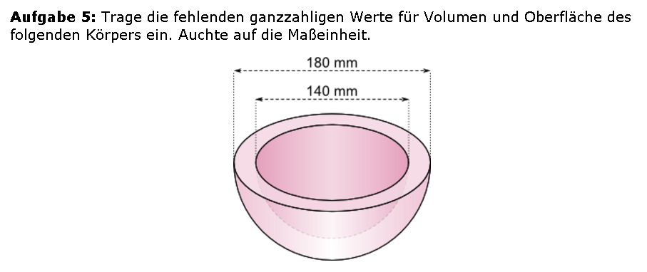 Mathe - Halbkugel? (Form)