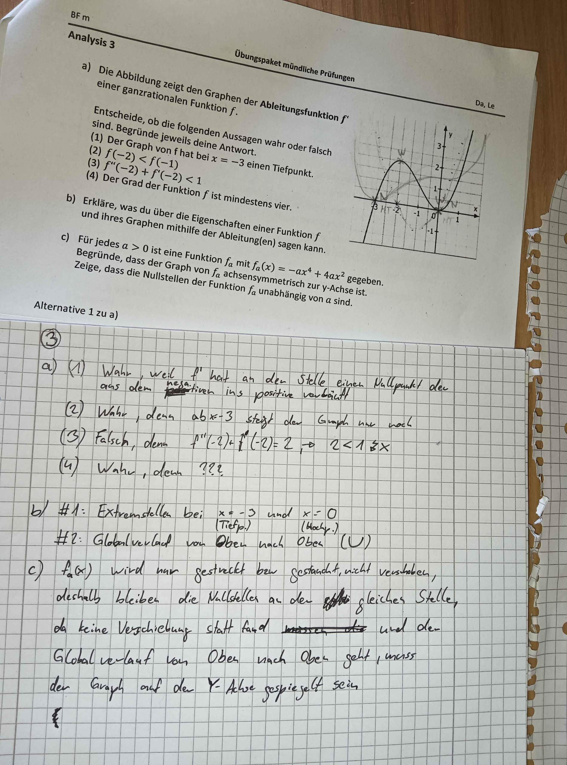 Mathe Ableitungsfunktion Aufgaben (Mathe Basis, kann die jemand bitte ... Mathe Ableitungsfunktion Aufgaben (Mathe Basis, kann die jemand bitte ...